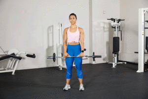 Wie man ein aufrechtes Rudern macht: Techniken, Vorteile, Variationen ...